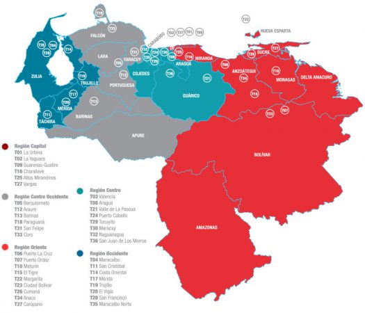 mapa - Redvital Makro