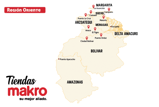 mapa-region-oriente - Redvital Makro